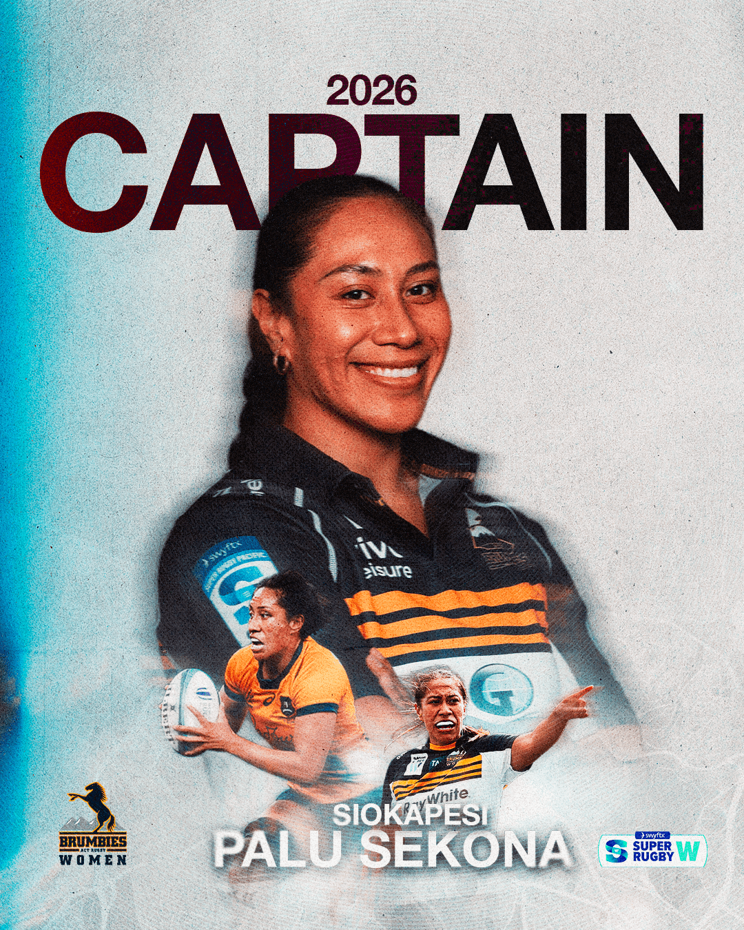 Palu Sekona locked in as Brumbies Captain