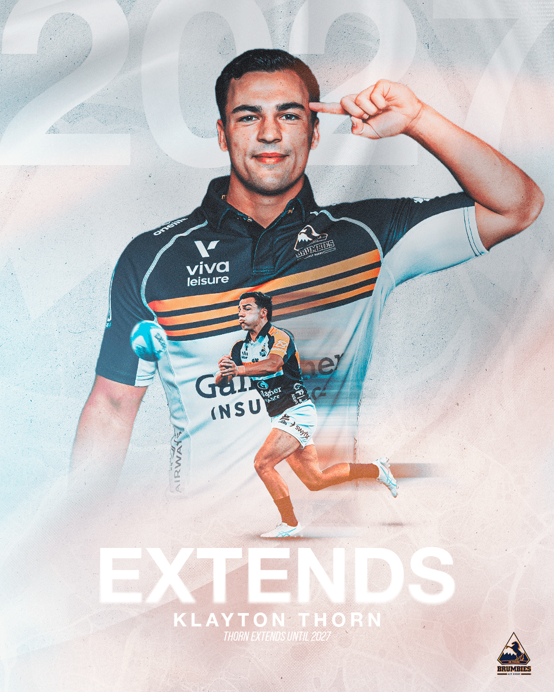 Klayton Thorn extends Brumbies stay through to 2027