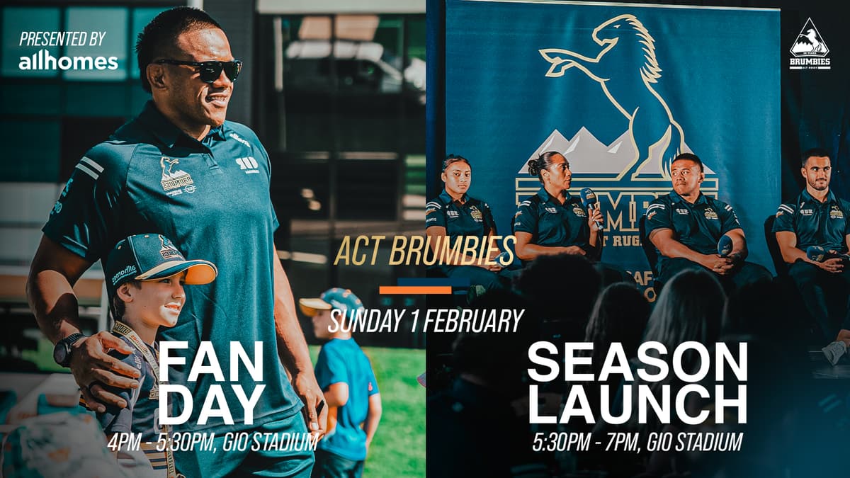 BRUMBIES SET TO LAUNCH 2026 SEASON WITH FAN DAY CELEBRATION AT GIO STADIUM