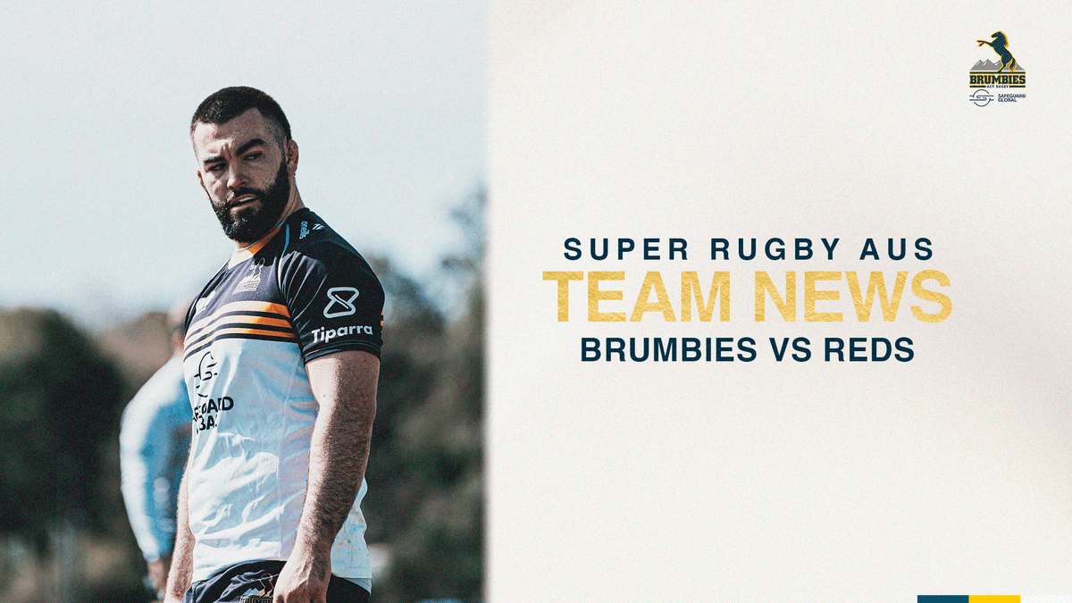 New look Brumbies side selected for Super Rugby AUS opener against Reds